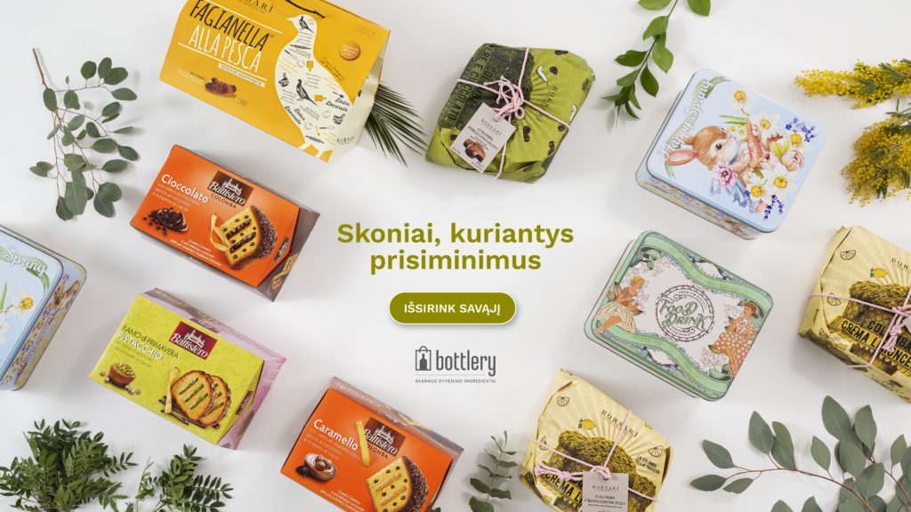 TRADICINIŲ ITALIŠKŲ COLOMBA PYRAGŲ KOLEKCIJA | bottlery