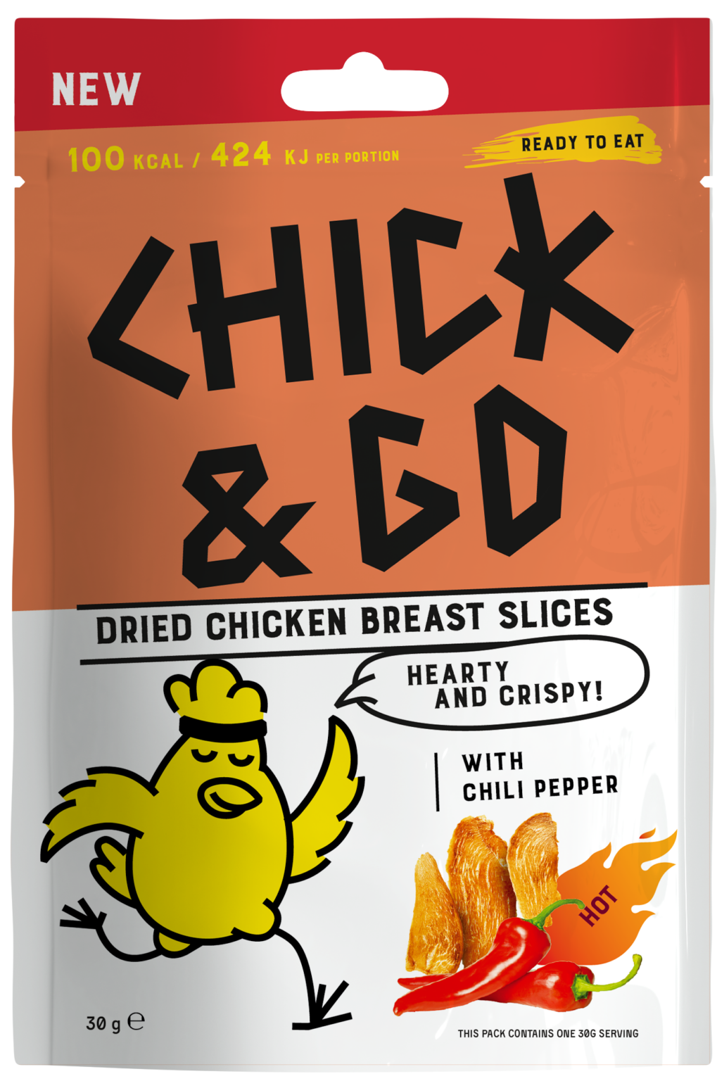Užkandžiai CHICK&GO Chilli 0.03kg | bottlery