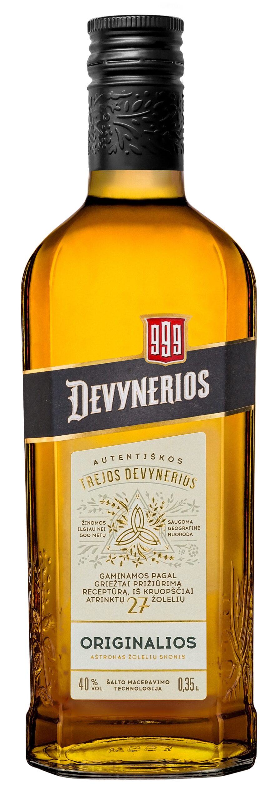 Balzamas spiritinis gėrimas DEVYNERIOS Žalios 0.35l 35.0% | bottlery