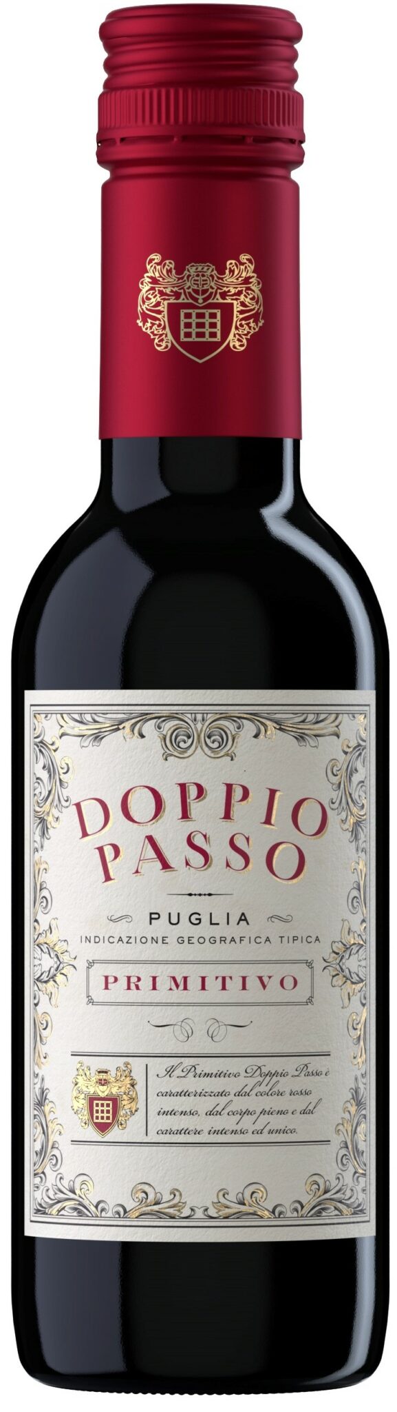 Vynas DOPPIO PASSO Primitivo 0.25l 13.0% | bottlery