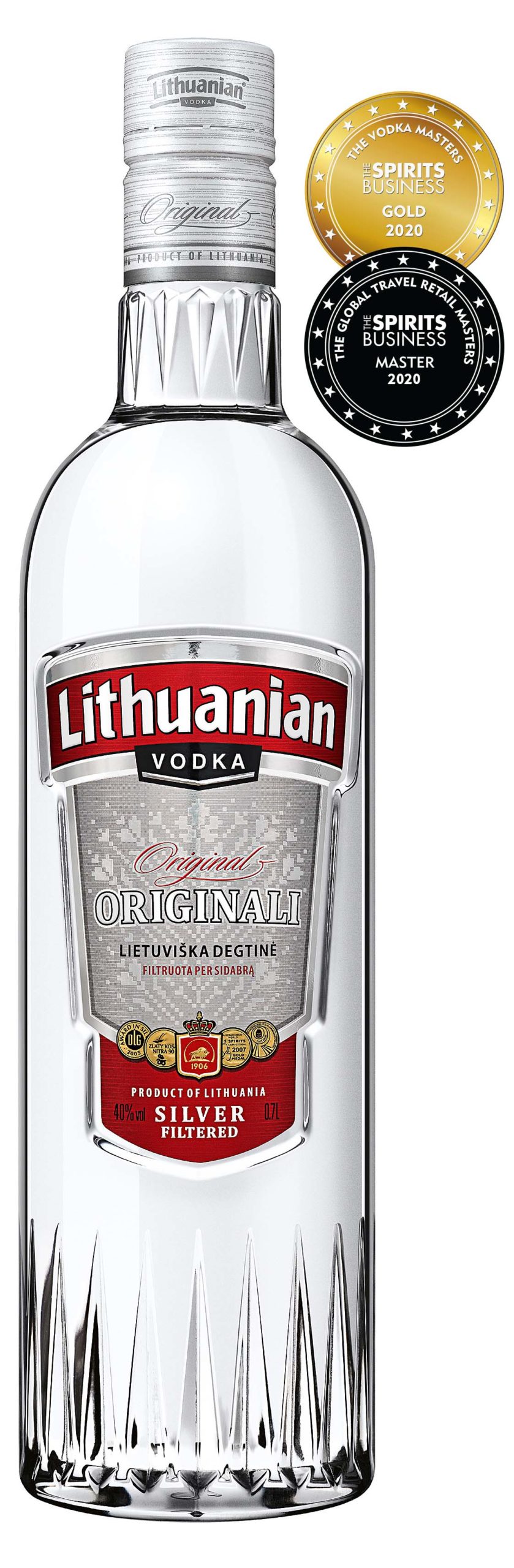 Degtinė LITHUANIAN VODKA Auksinė 0.7l 40.0% | bottlery