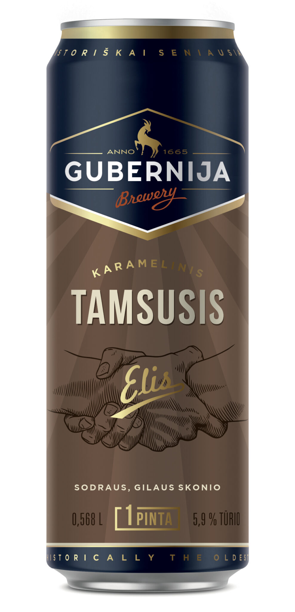 Kvietinis alus GUBERNIJA Baltas Hefeweizen 0.568l 4.8% | bottlery
