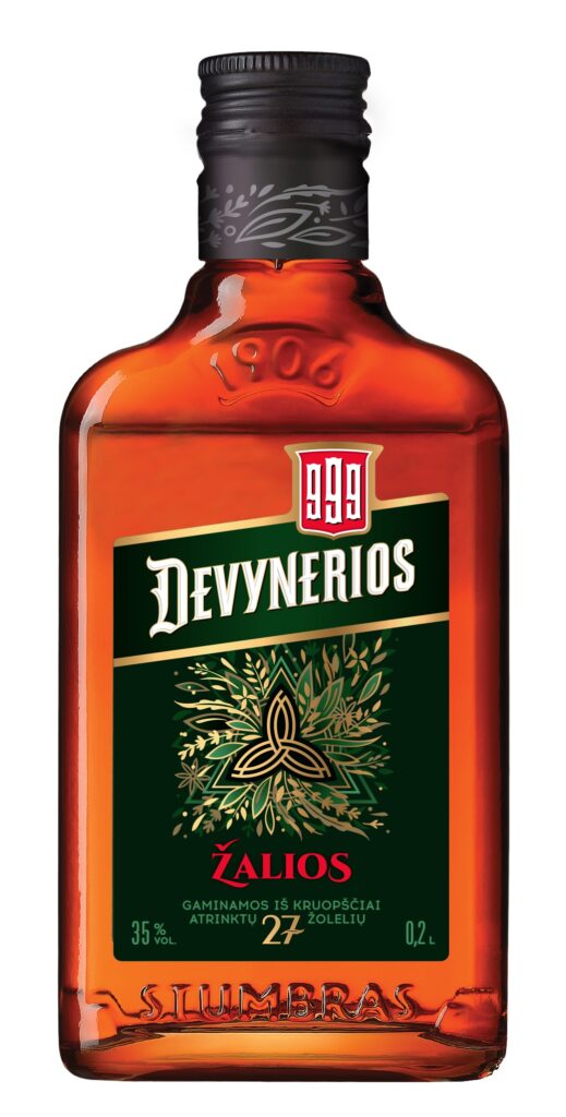 Balzamas spiritinis gėrimas DEVYNERIOS Žalios 0.2l 35.0% | bottlery