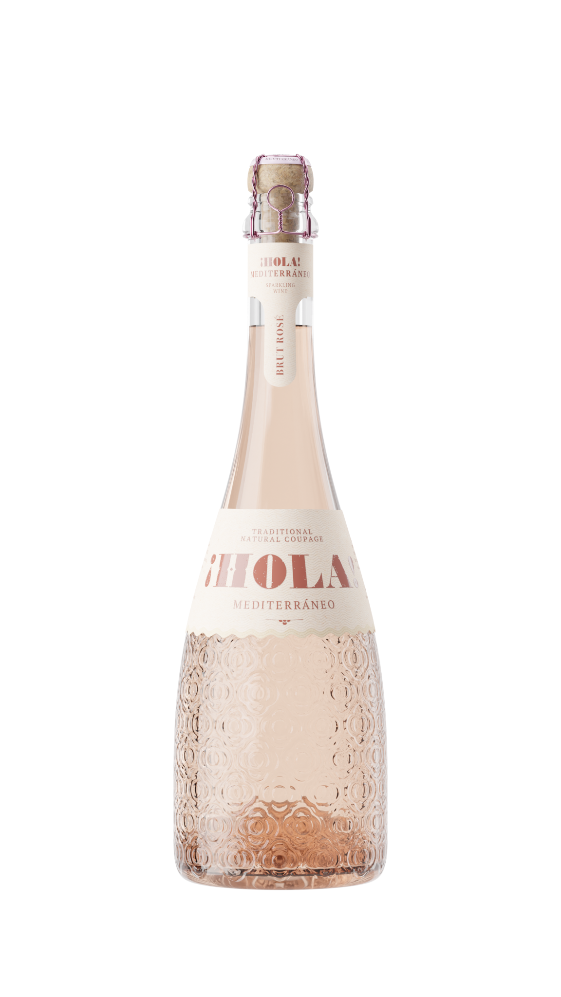 Putojantis vynas HOLA Mediterraneo Brut Rose 0.75l 11.5% | bottlery